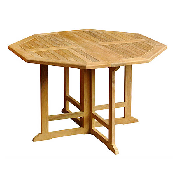 Octagon Teak Patio Dining Table TOTT001 Outdoor GardenTables